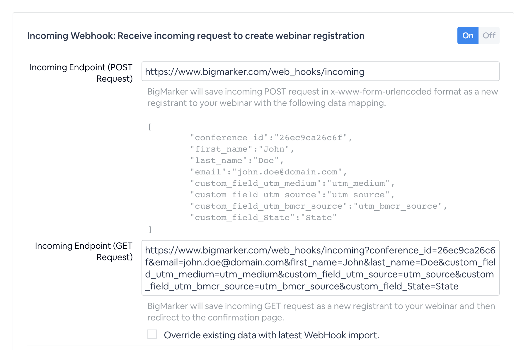 How to Integrate Webhooks with BigMarker